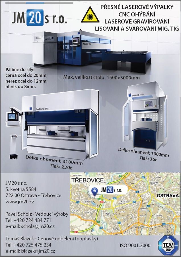JM20, s.r.o. (Ostrava, Třebovice) • Firmy.cz