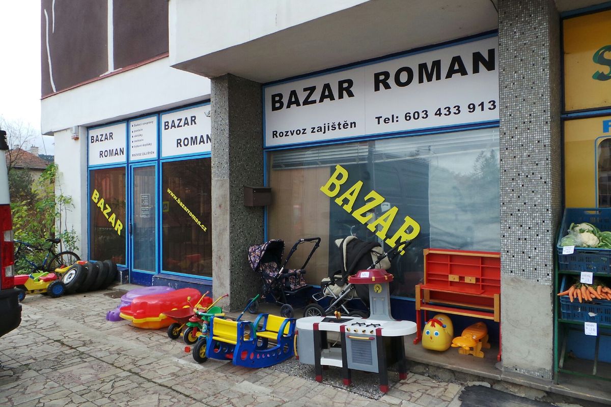 Bazar Roman (Vinařice), IČO 49836552, adresa a telefon • Firmy.cz