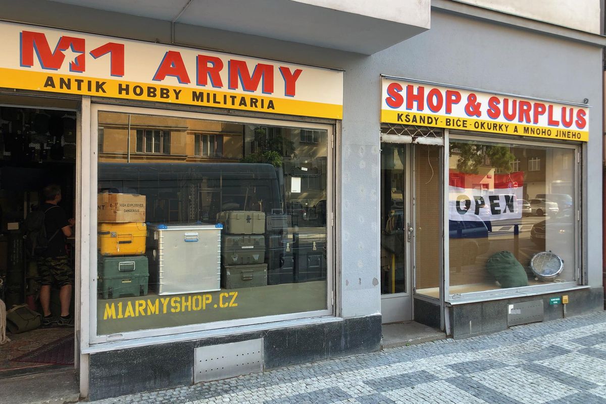 M1 Army shop (Praha, Holešovice), IČO 49551205, adresa a telefon • Firmy.cz
