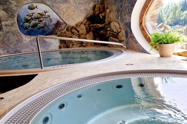 Vstup do Wellness & Spa resortu Ráj Raná, Medkovy Kopce PEKLO ČERTOVINA ...