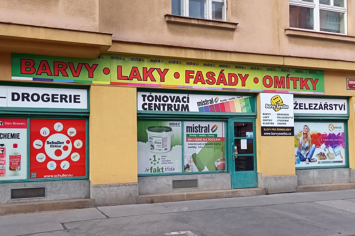 Barvy Šestka (Praha, Bubeneč), IČO 17145091, adresa a telefon • Firmy.cz