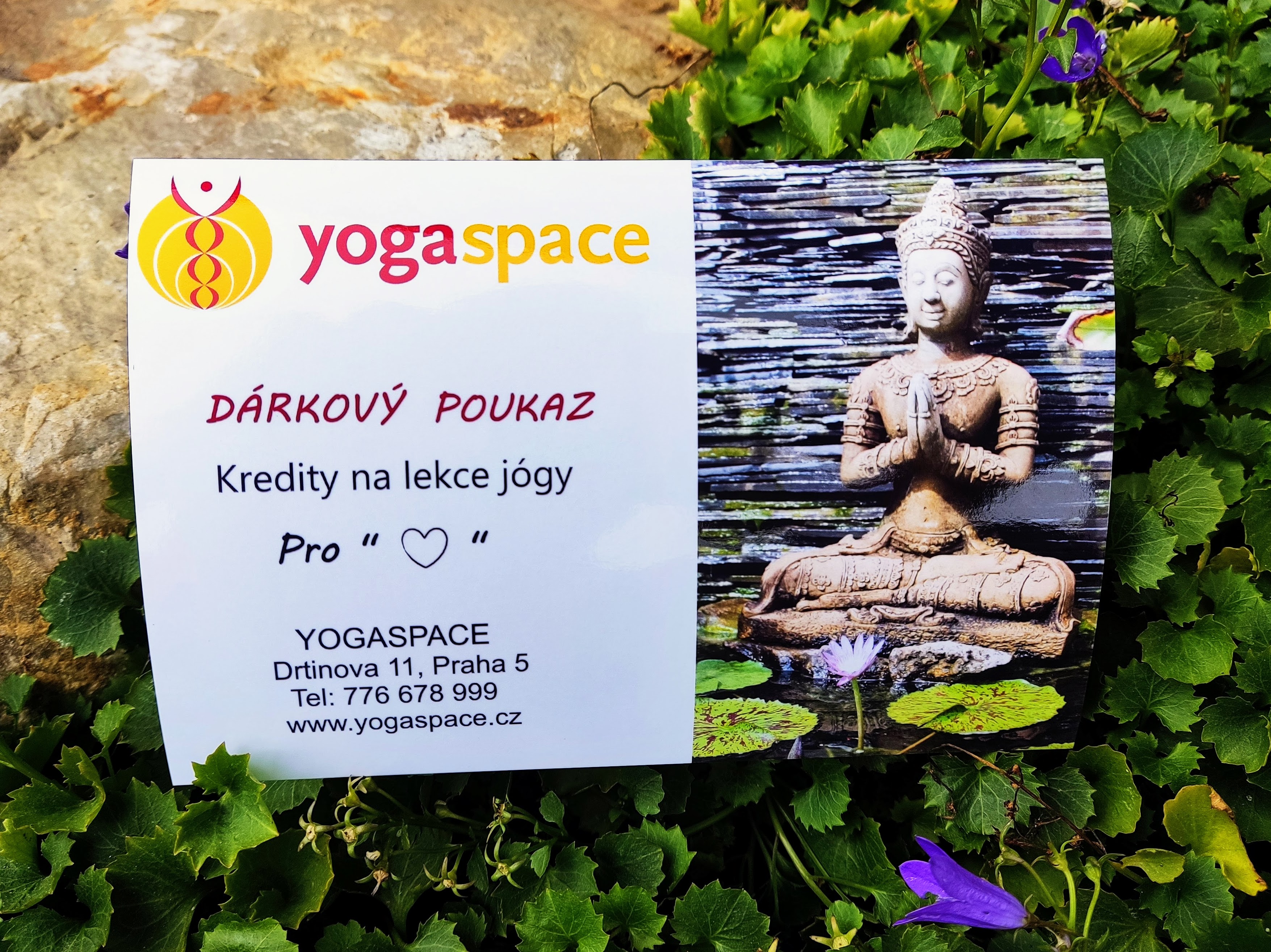 Dárkový poukaz na lekce jógy Praha, Smíchov YOGASPACE - joga v Praze ...