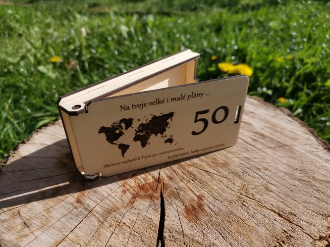 Výroba dárkové krabičky s vlastním textem za 225 Kč Hrušov USiRa • Firmy.cz