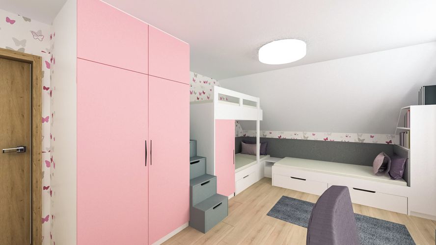 Návrh a vizualizace dětského pokoje za 6 500 Kč Hradec Králové, Pražské ...