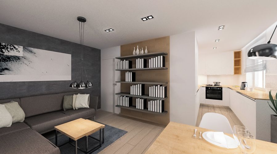 Návrh a vizualizace obývacího pokoje za 6 500 Kč Hradec Králové ...